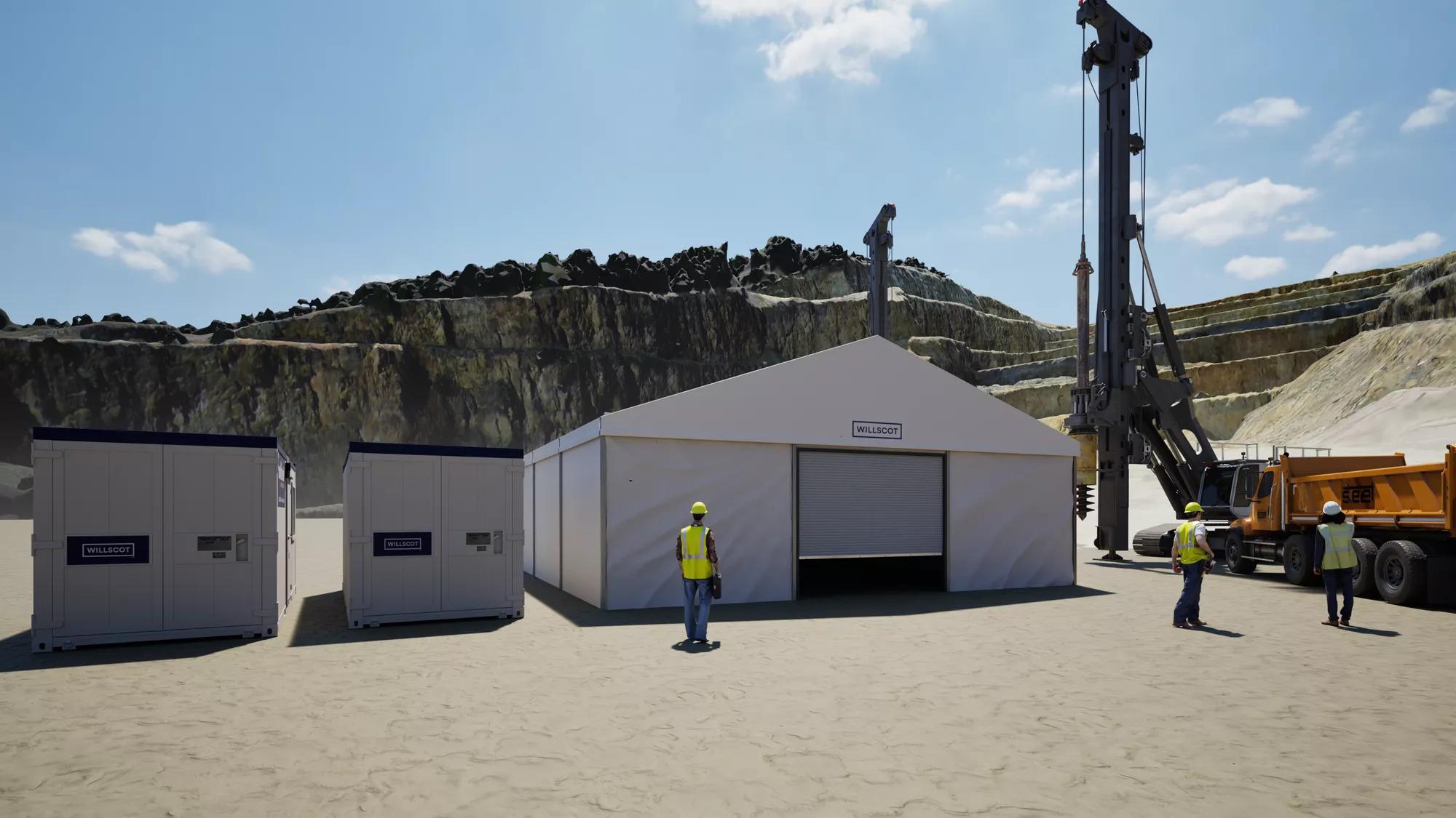 Temporary & Portable Mining Structures & Shelters | WillScot
